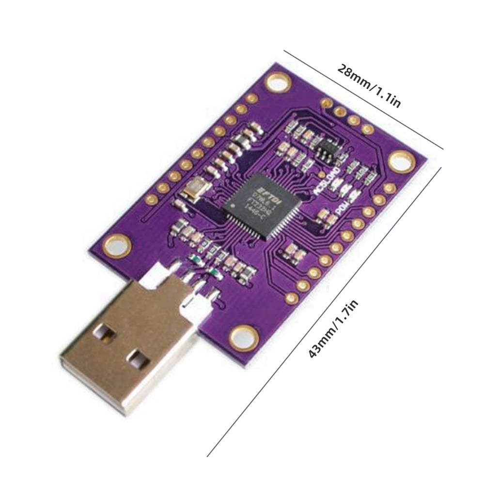 Módulo USB a JTAG UART/ FIFO SPI/ I2C multifunción de alta velocidad ...