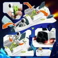 HCTSHG Space Rocket Shuttle, Spacecraft Airplane for Kids with Lights ...