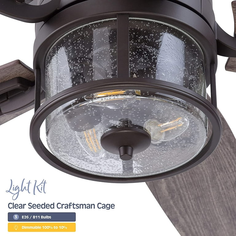 Craftsman Ceiling Fans Light Kits Honeywell Glencrest 52'' Iron