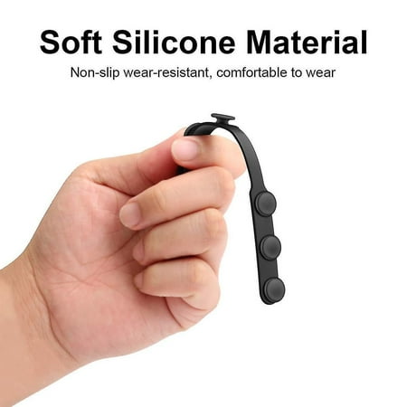 Silicone Mask Strap Extender With Buttons, 10 Pieces Adjustable Anti ...