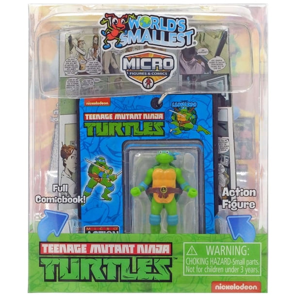 World's Smallest Teenage Mutant Ninja Turtles Leonardo Micro Figure ...