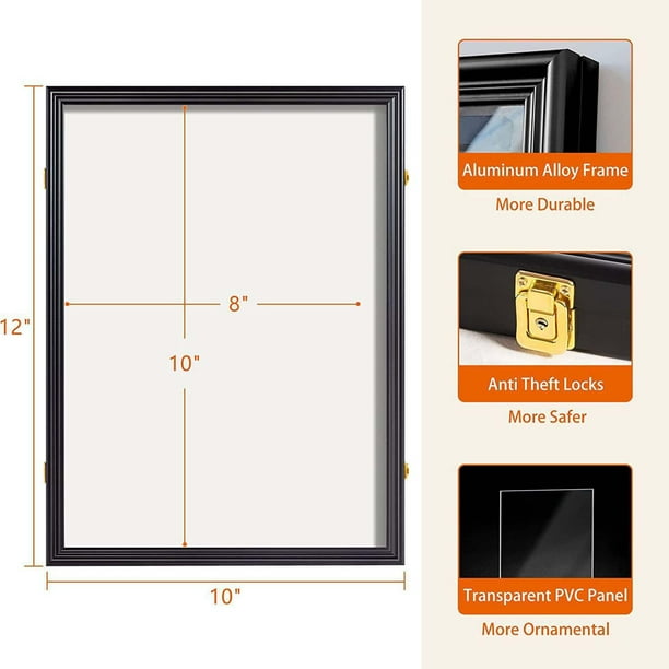 SDNall Shadow Box Frame Aluminum Alloy Frame Shadow Box Display Box ...