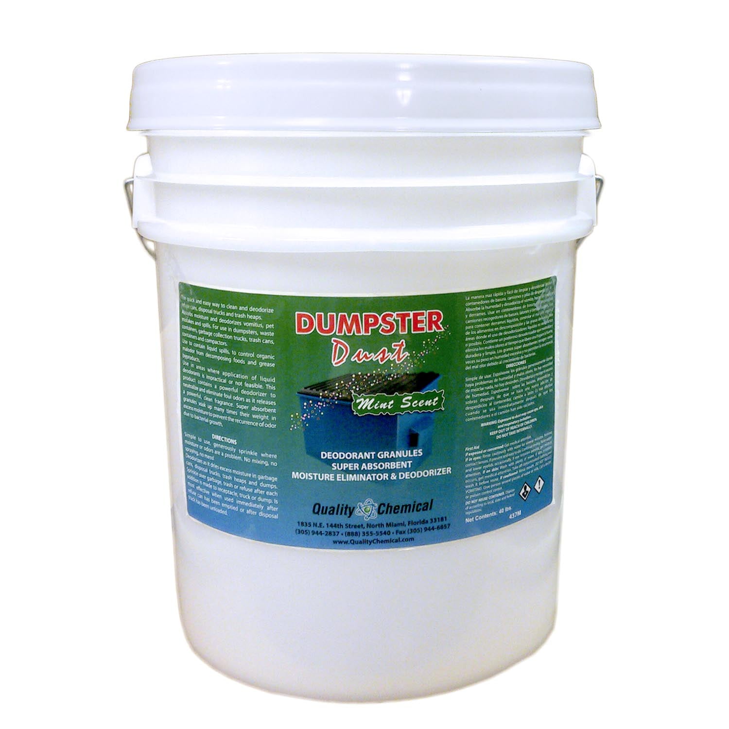 Dumpster Dust-Super absorbent moisture eliminator deodorizer 40lb ...