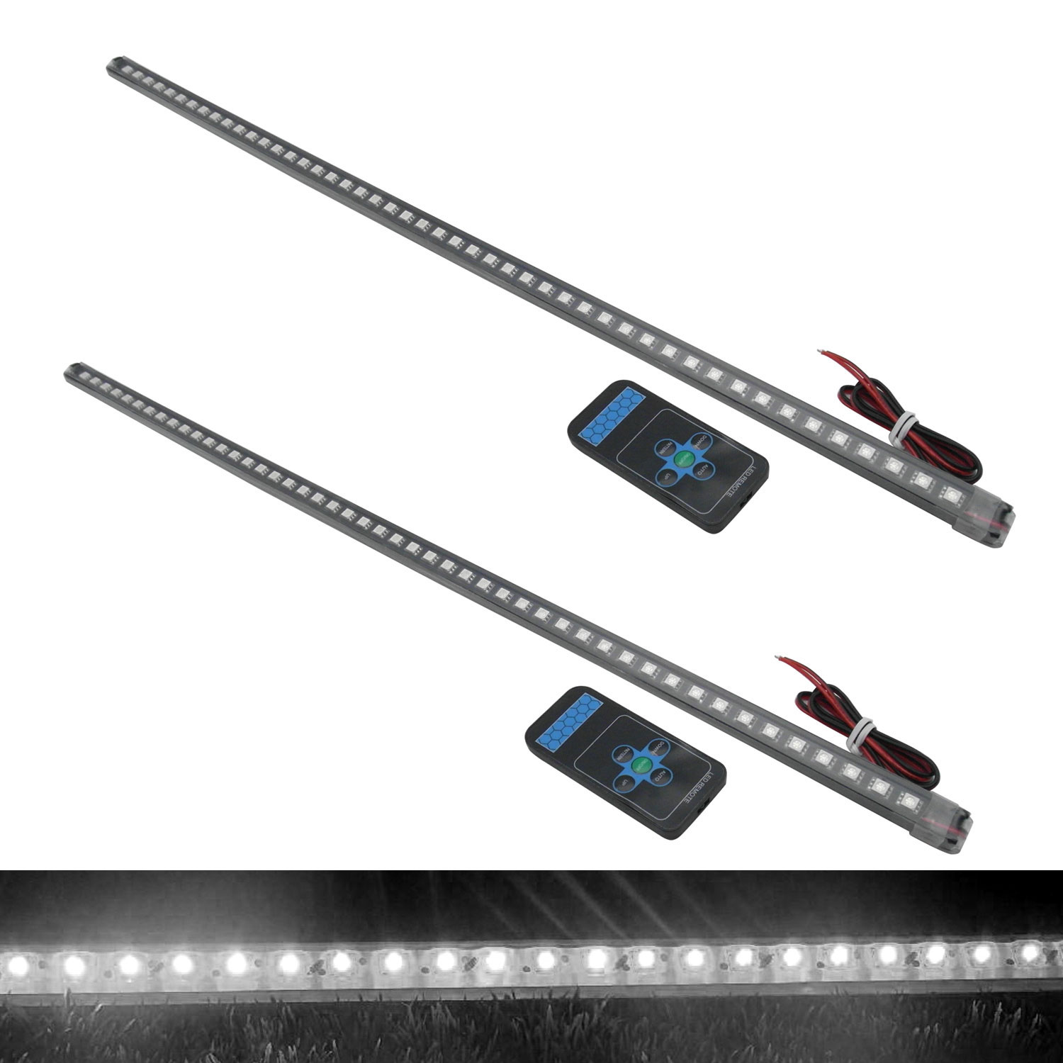 TrendBox 56cm 48 LED 5050 Flexible Soft Waterproof Car Vehicle Flash ...