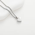 Simple Elegant Heart Urn Pendant Cremation Jewelry for Ashes Holder ...