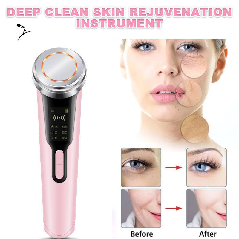 EIMELI Face Machine, 6 in 1 Facial Massager,High Frequency Facial ...