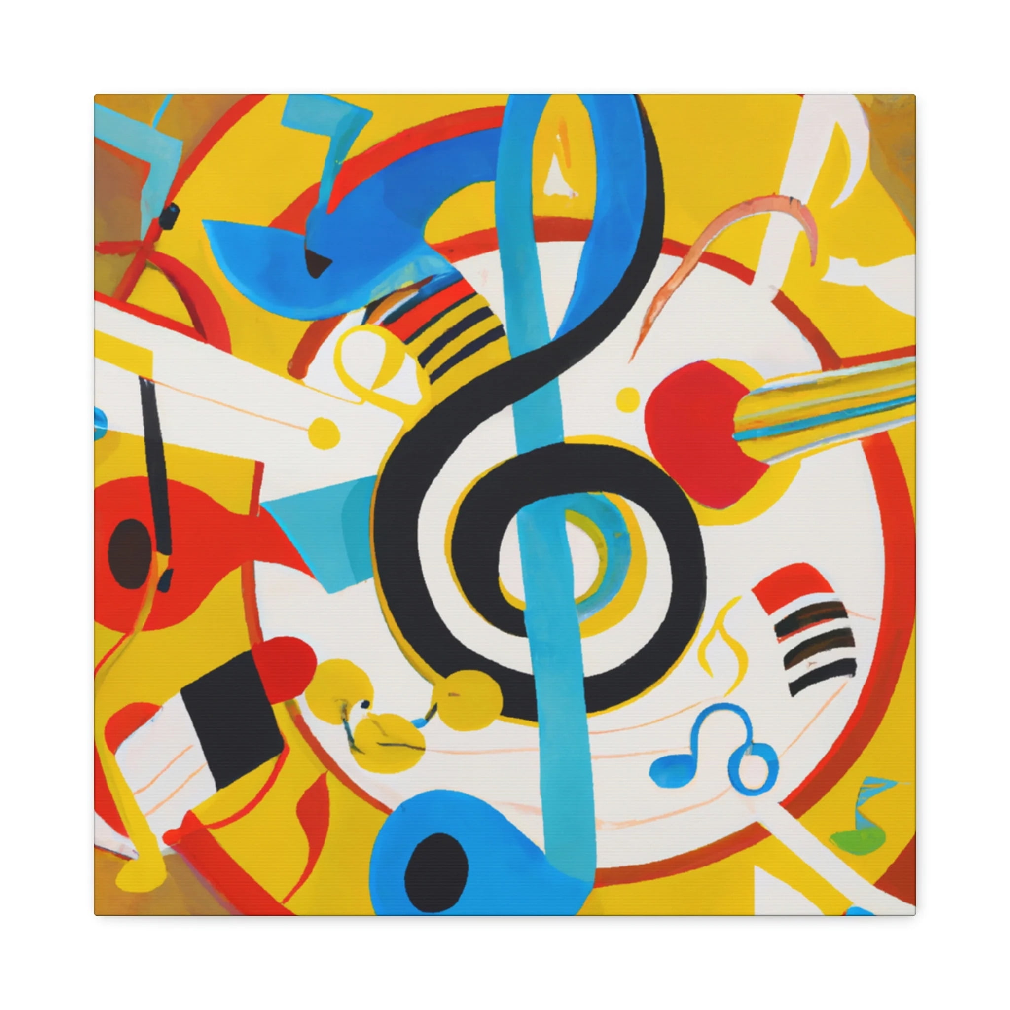 Harmonious Music Notes - Canvas - Walmart.com
