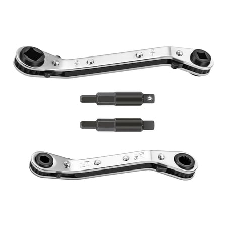 1/4 Inch And 5/16 InRefrigeration Hvac Service Wrench Set Repair Hex ...
