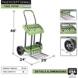 TheXceptional Rolling Tool Toter With Load Toter Plate and Tool Toter ...
