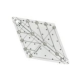 60 Degree Diamond Quilting Template Patchwork Ruler Durable for DIY ...