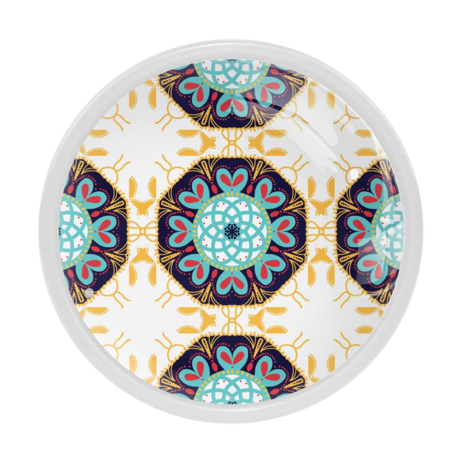 4 Pcs Boho Texture Knobs for Kitchen Cabinet Cupboard Dresser Bookcase ...