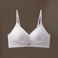 Bras for Women Plus Size Fashion Solid Color Lifting Gathering Folding ...