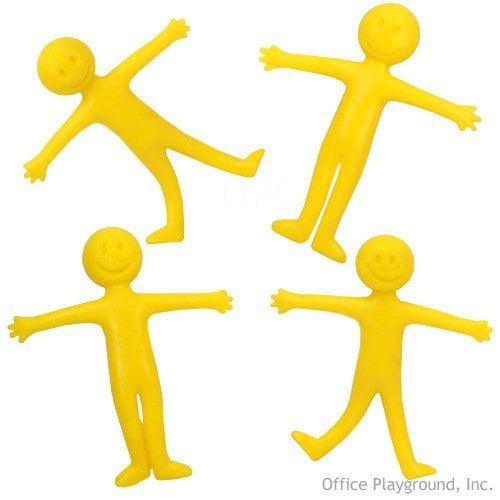 US Toy Smiley Face Theme Stretchy Action Figures (1 Dozen), 2.25 ...