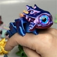 3pc 3D Printing Salamander Figures Multi-joint Movable Simulation Eyes ...