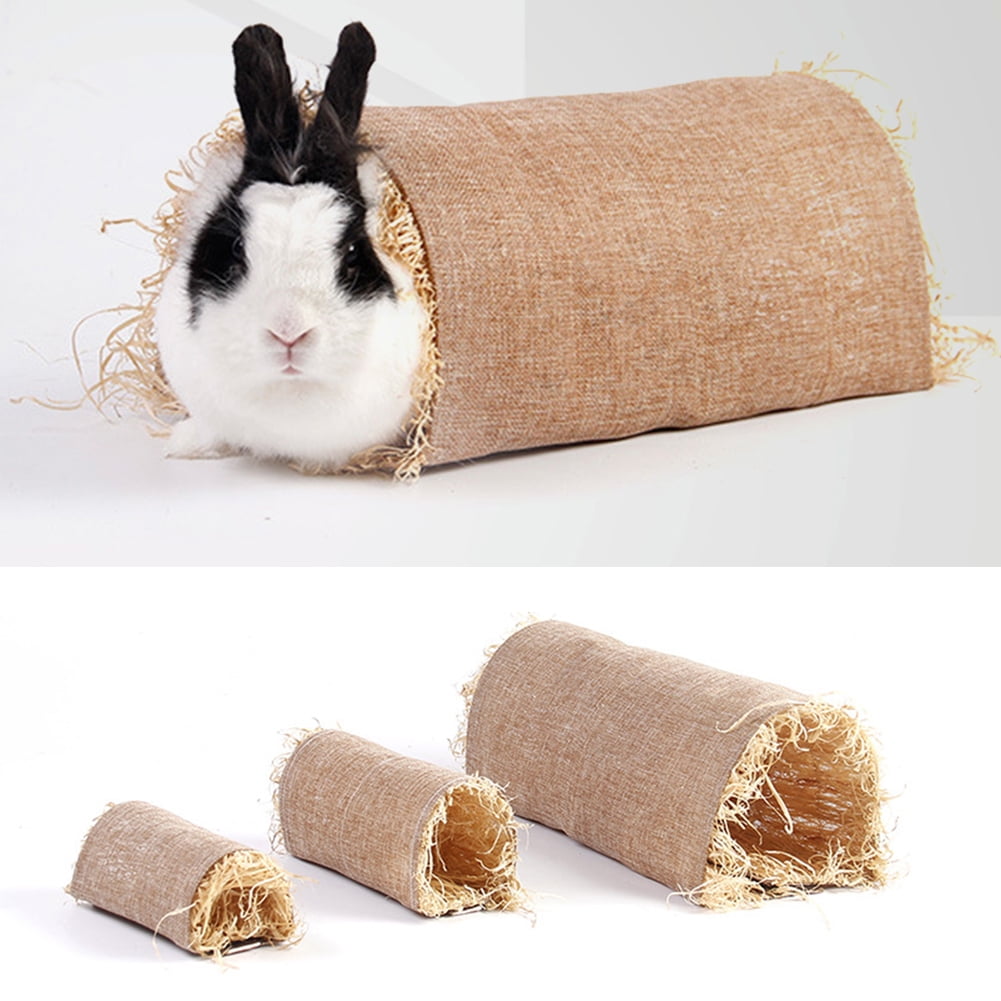 SPRING PARK Hideaway Grass Tunnel Toy,Straw House,Lightweight,Durable ...