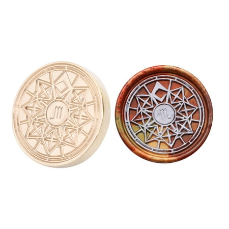 megalia 12 Constellations Sealing Wax Stamp Head Fire Paint for Wedding ...