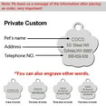 Didog Paw Glitter Personalized Dog Tags Engraved Cat Puppy Pet ID Name ...