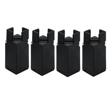 "Ezprotekt 4Pack Adjustable Furniture Risers, Heavy Duty Bed Risers, 2 ...