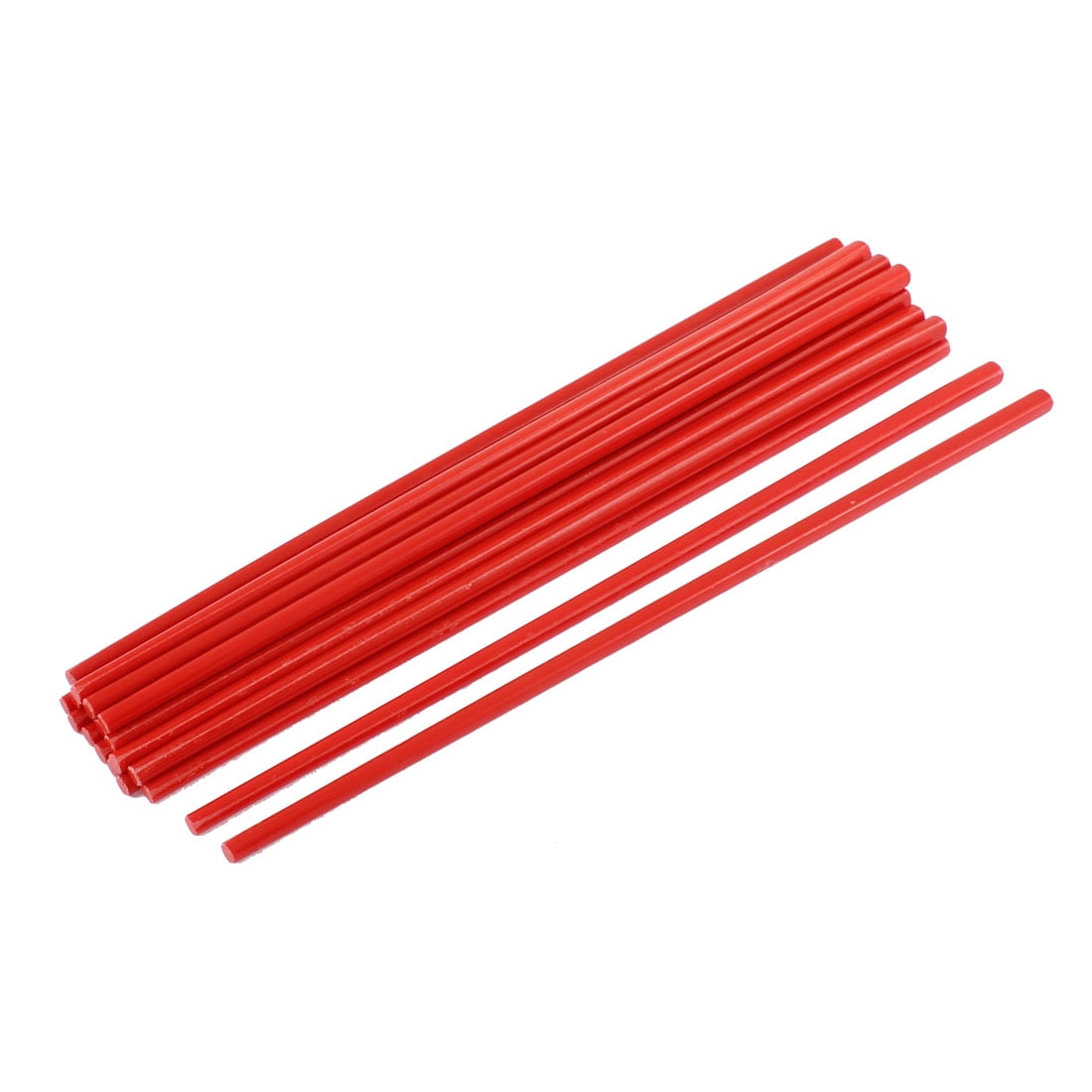 Unique Bargains Home Tableware Dinner Plastic Chopsticks Red 27cm ...
