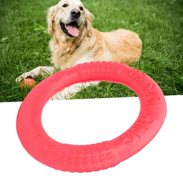 Dog Flying Ring,Pet Pull Ring Elastic Dog Exercise Ring Interactive Pet ...