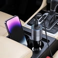 60W USB C Fast Car Charger Dual Port Quick Charge Adapter Auto ...
