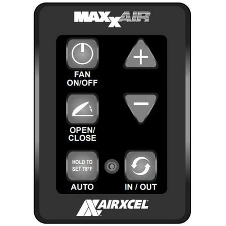 MaxxAir Ventilation Solutions 00A03650K Roof Vent Remote Control ...