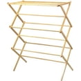 Wooden Clothes Drying Rack for Laundry - Collapsible Folding Bamboo ...