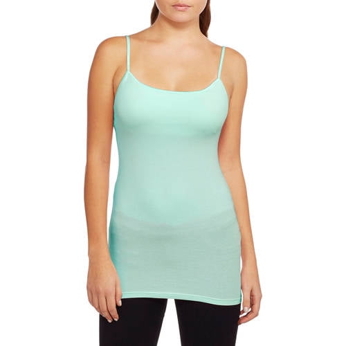 No Boundaries Juniors' Shelf Bra Cami with Adjustable Straps - Walmart.com