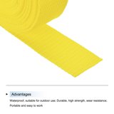 Lightweight Polypropylene Webbing Strap 0.8" 10 Yard Backpack Lemon ...