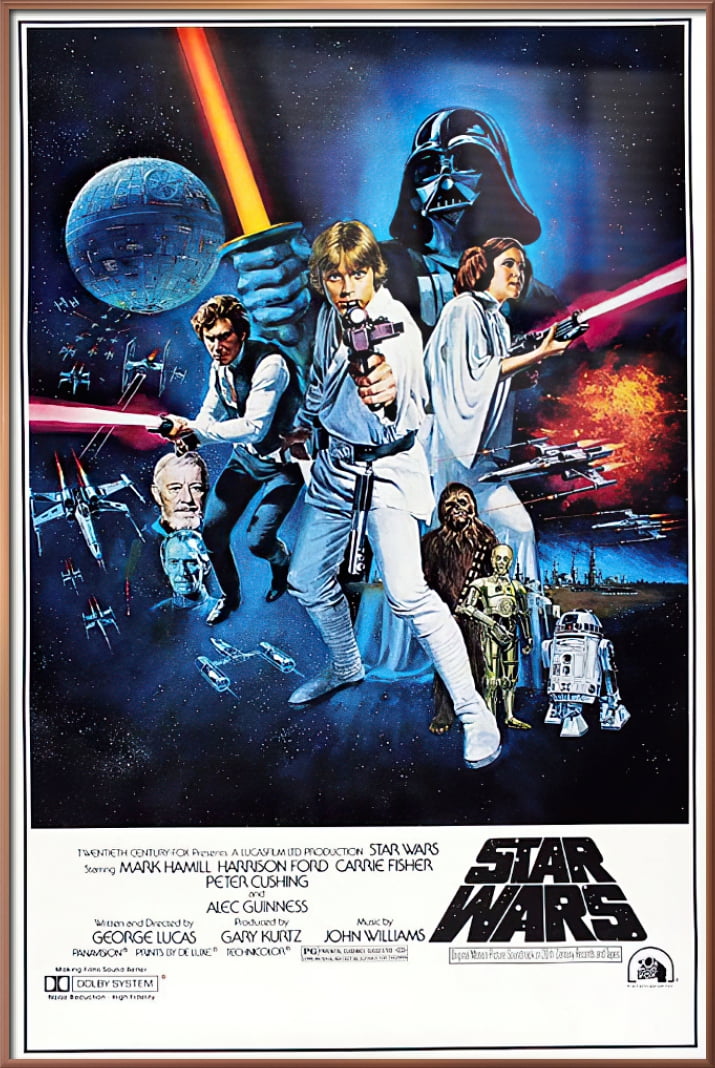 Star Wars: Episode IV - A New Hope - Framed Movie Poster (Regular Style ...