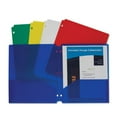 Free Shipping! C-Line Two-Pocket Poly Portfolio with Three-Hole Punch ...