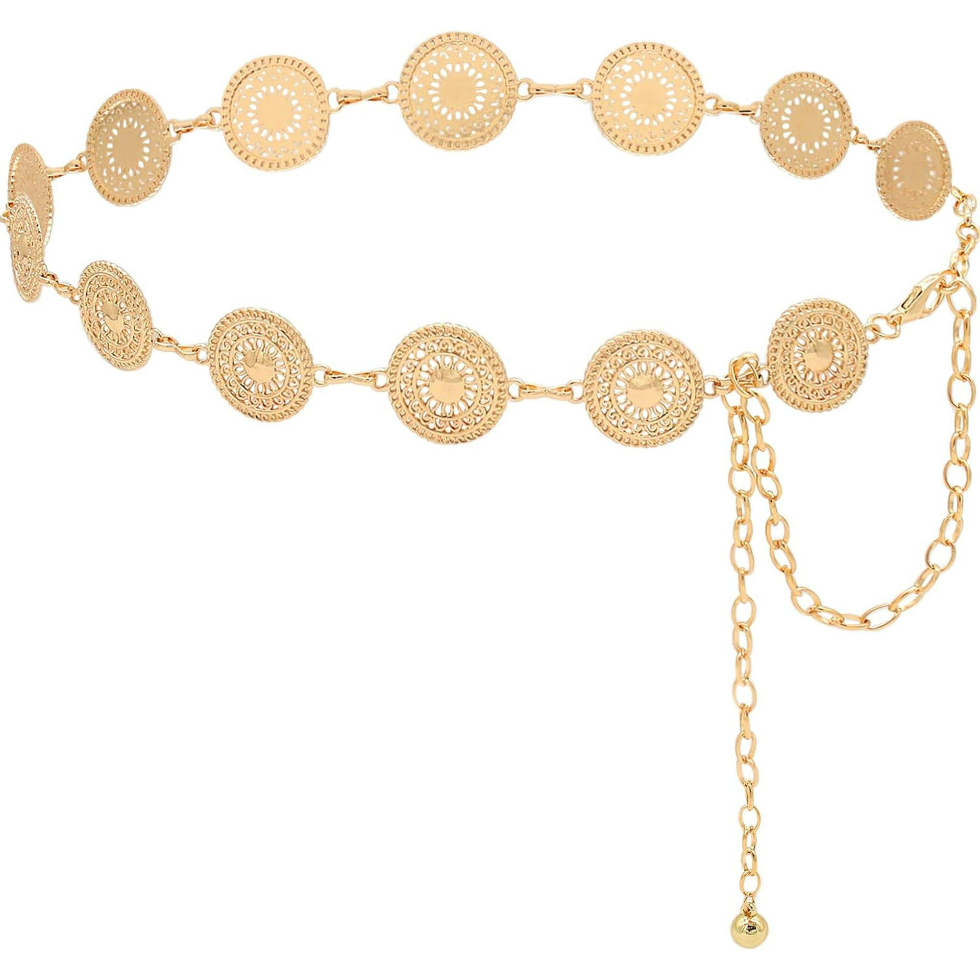 Click here for Gfdyree Womens Metal Waist Chain Chunky Body Jewel... prices