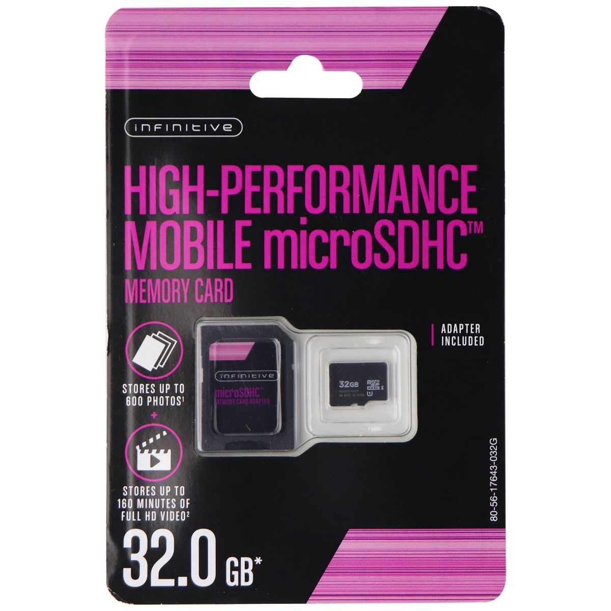 Infinitive High-Performance Mobile microSDHC Memory Card 32 GB w ...
