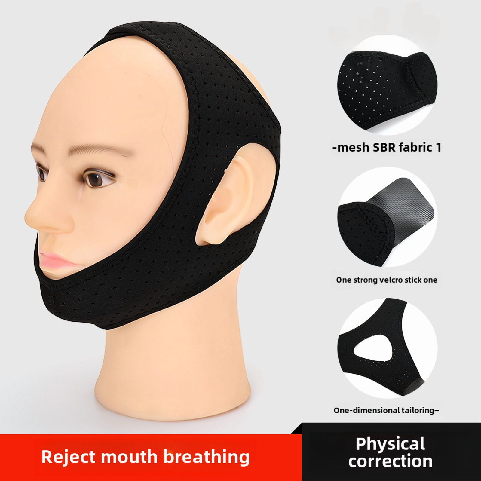 Xie Rui Anti-Snoring Chin Strap: Export-Quality Sleep Corrector with ...