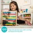 Melissa & Doug Toddler Learning Abacus - Classic Wooden Educational ...