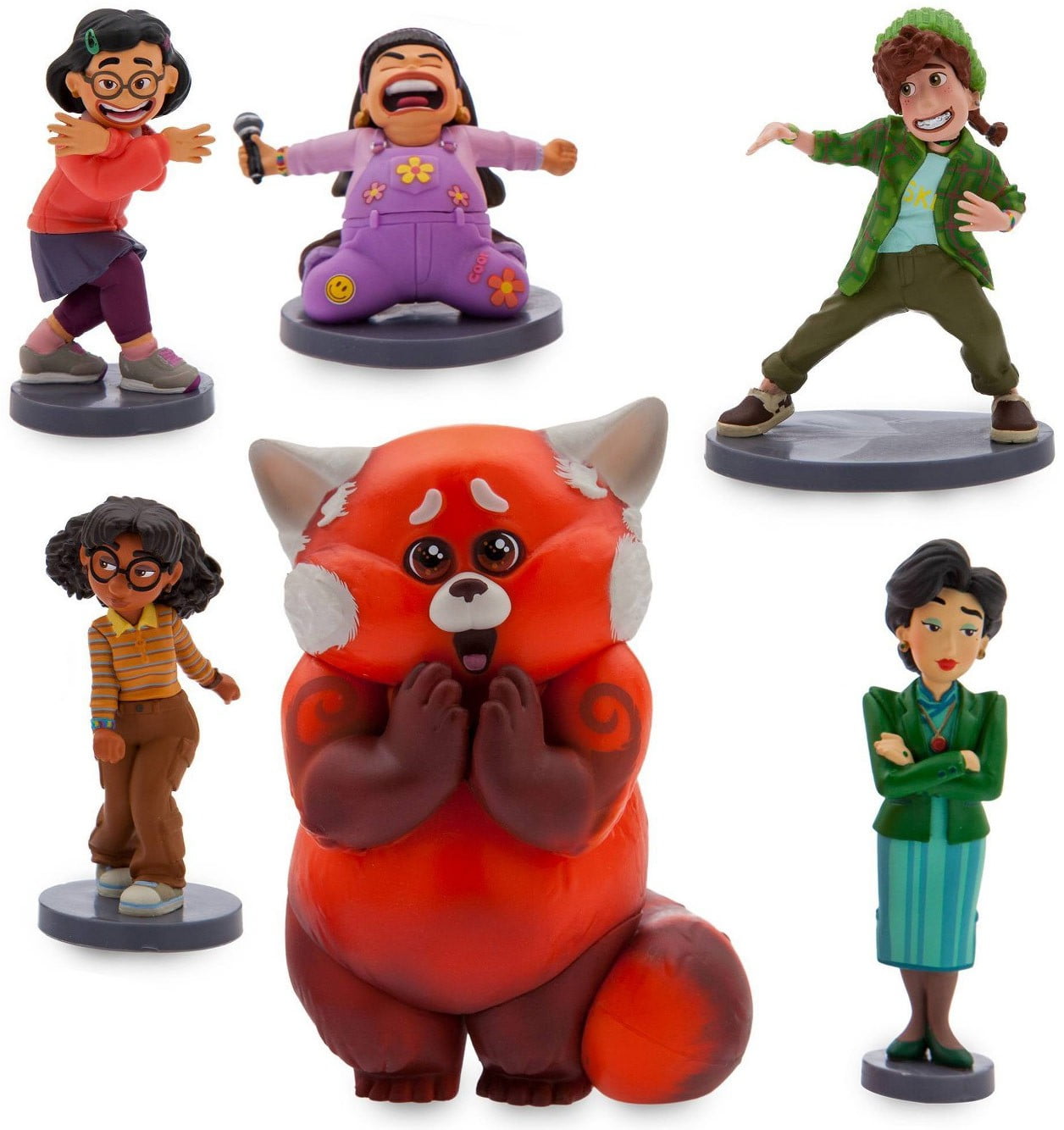 Disney / Pixar Turning Red 6-Piece PVC Figure Deluxe Play Set - Walmart.com