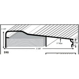 Aluminum Waterproof Threshold Tight Seal for Doorways (Black, 36 ...