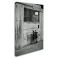 Trademark Fine Art 'Goat Guarding Horse Stall' Canvas Art by Thom Sivo ...