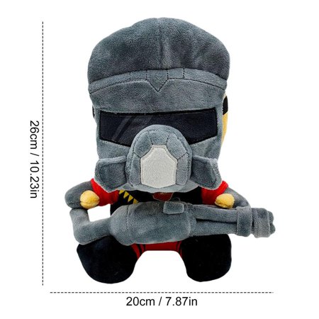 New Paradoxum Game Minigunner Doll Plush Toy Anime Gunner Robot Killer ...
