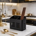 Caddy Stainless Steel Cutlery Drainer Chopsticks Storage Basket ...
