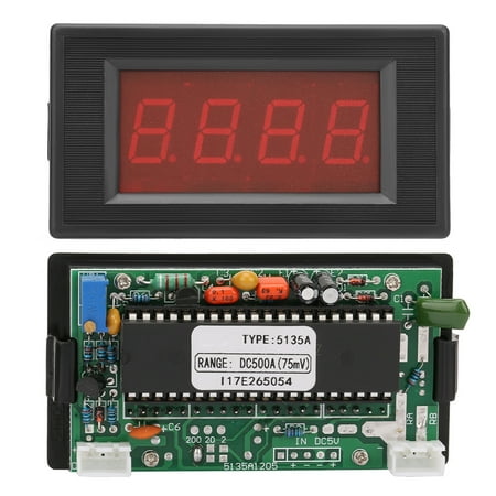 Ampere Meter Led Ammeter Dc Ammeter 5135A DC5V 3 1/2 Digit Red LED ...
