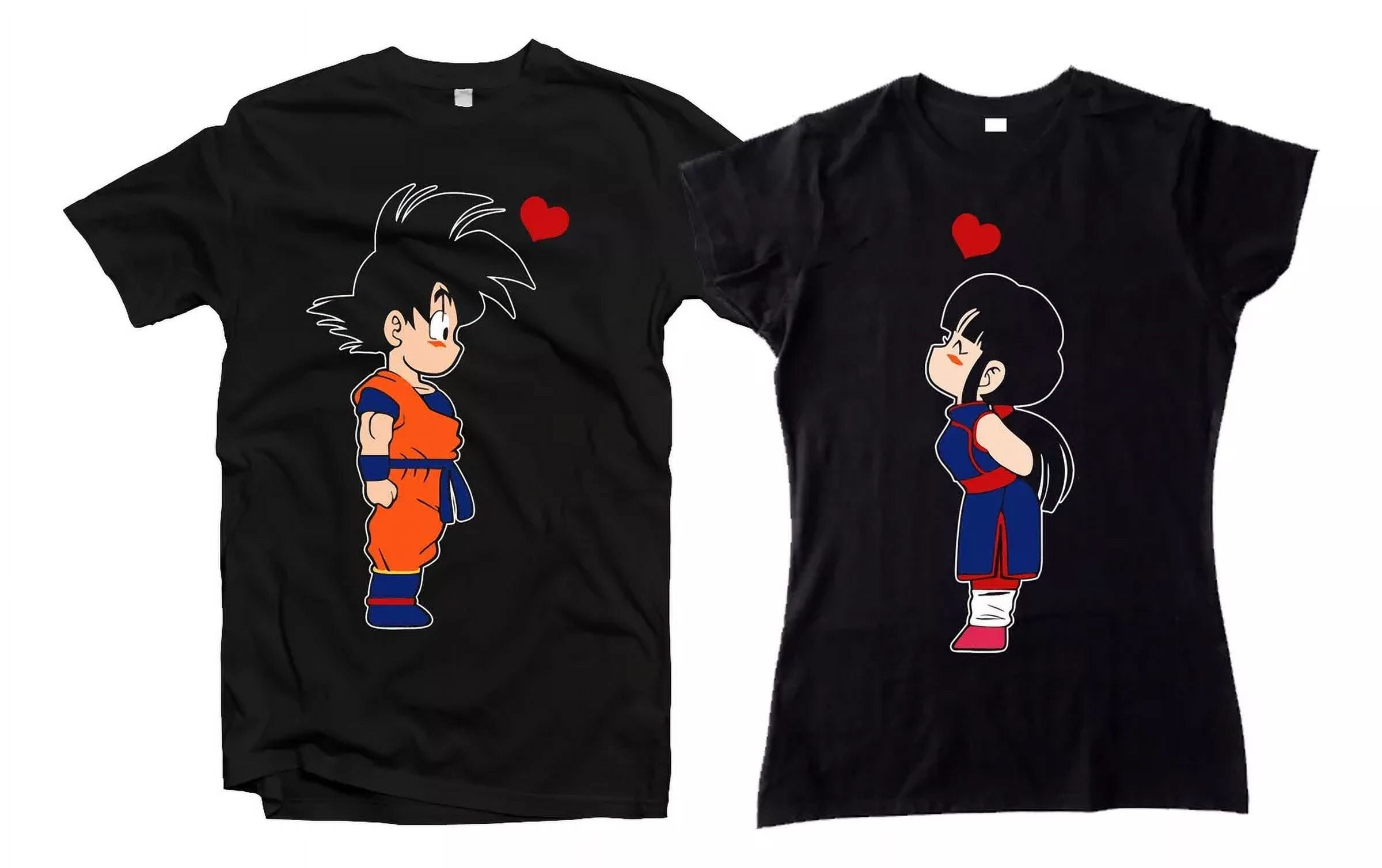 Playeras Goku Milk Dragon Ball Parejas Novios Duo 2 Piezas | Bodega ...