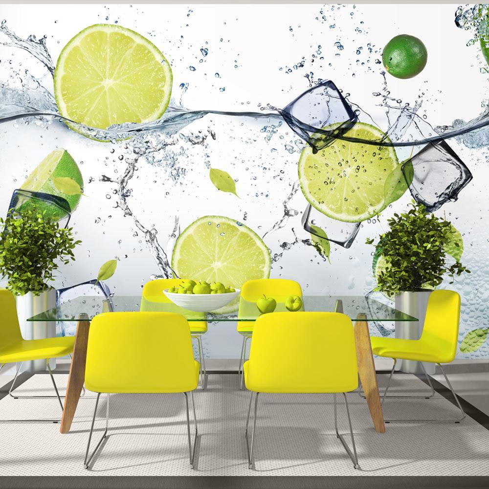 Tiptophomedecor Peel and Stick Kitchen Wallpaper Wall Mural ...