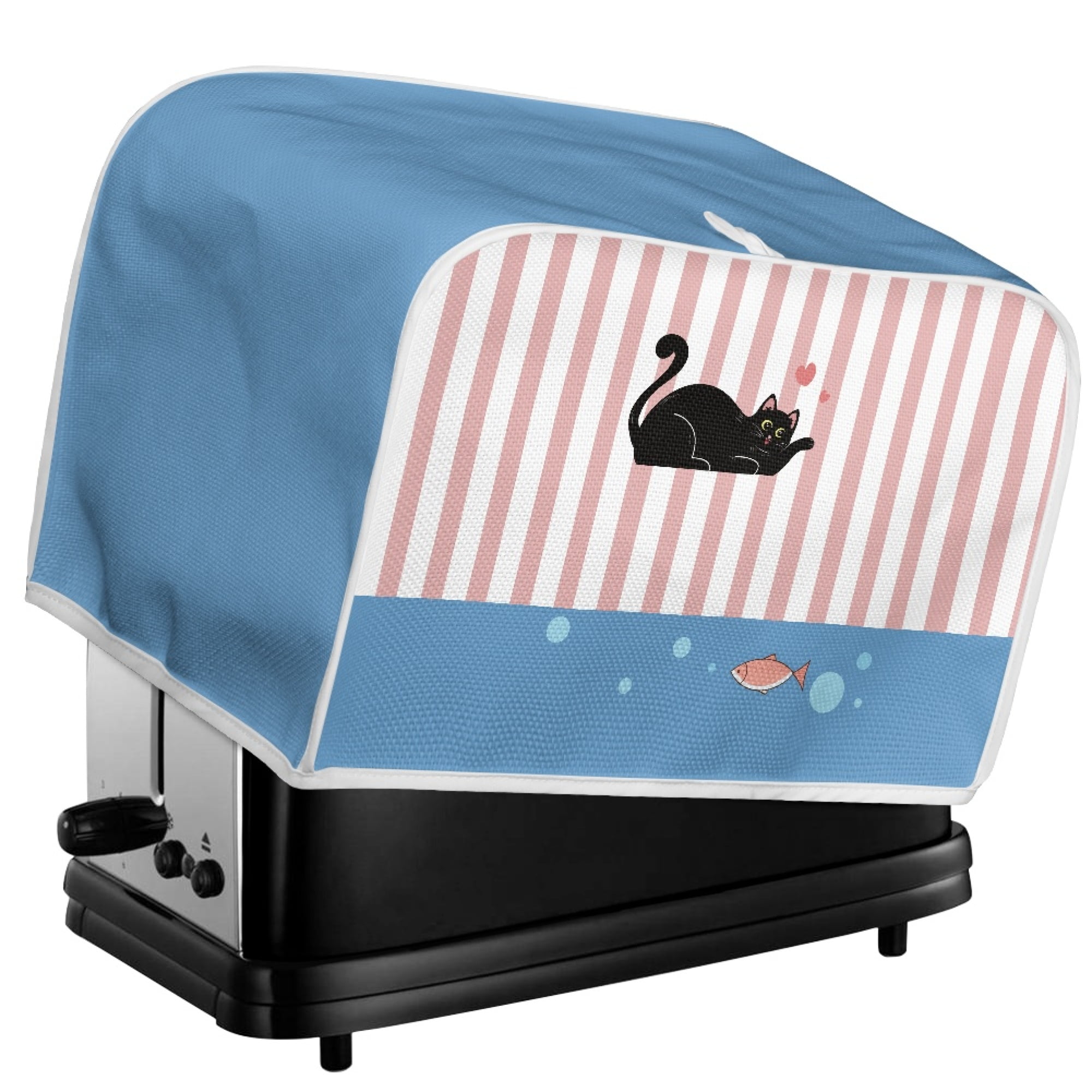 Vodetik Store Toaster Cover Cute Cat Kitchen Small Appliance Cover for ...