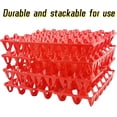 XIMEI 4-Pack Plastic Egg Tray, 30-Egg Flats for Home Chicken Farmers ...
