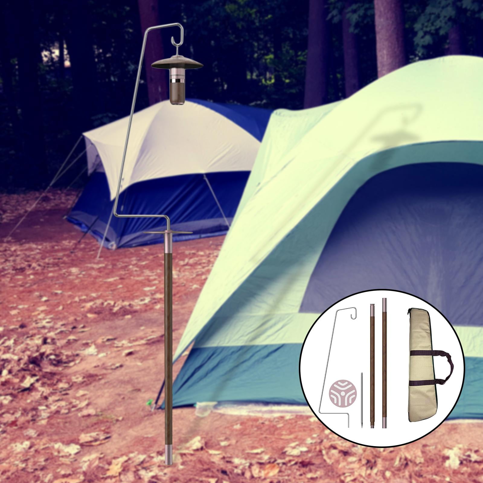 Camping Light Stand Hook Light Pole Multifunction Durable Universal ...