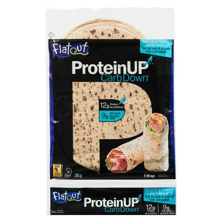 Flatout Sea Salt & Crushed Black Pepper, Sea Salt and Pepper Flatbread - Walmart.ca