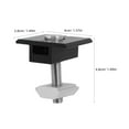 HAMPPLIES 4-Pack Black Solar Panel Mid Clamps with Screws, Aluminum ...