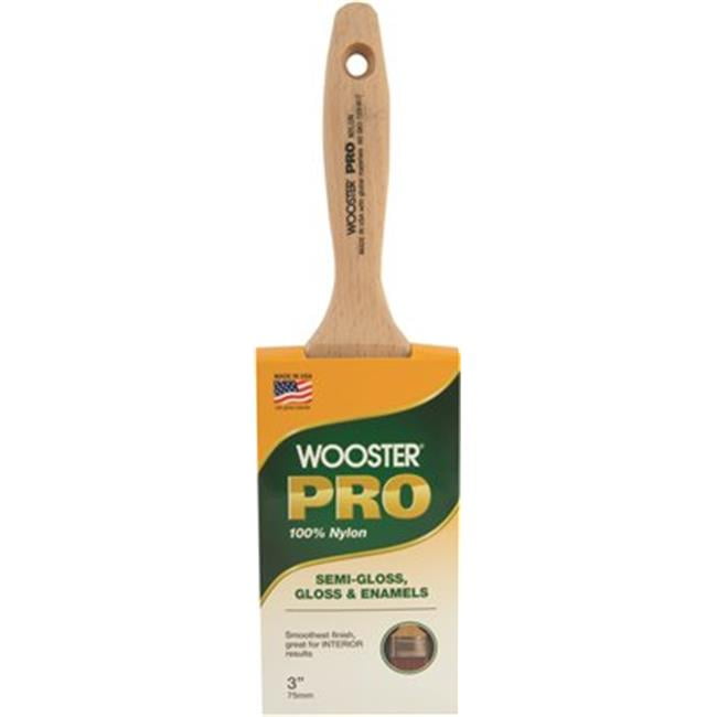 Wooster Brush Company H2128-3 Wooster Pro Nylon Flat Brush 3 In ...
