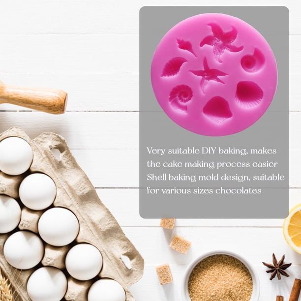 Fondant Mold Ocean Creatures Design Fondant Chocolate Biscuit ocean ...